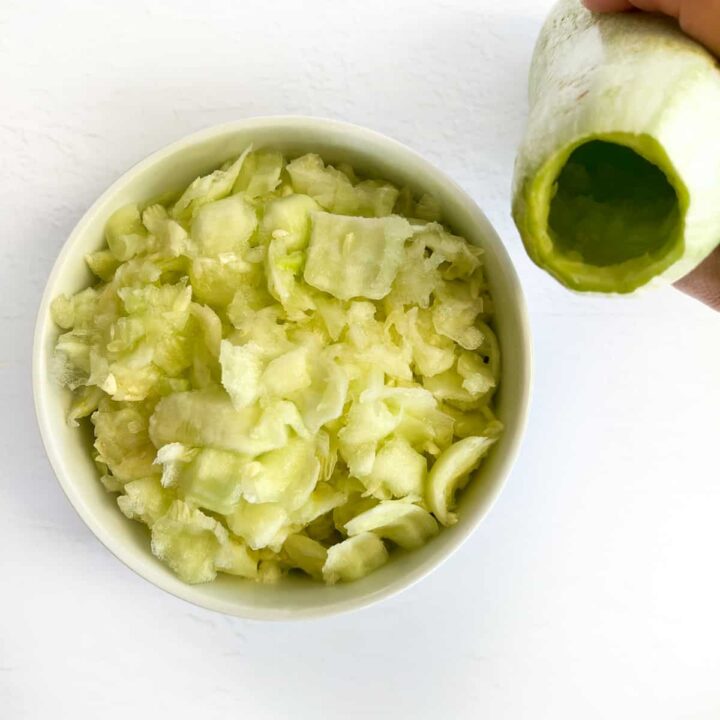 How to Core Zucchini