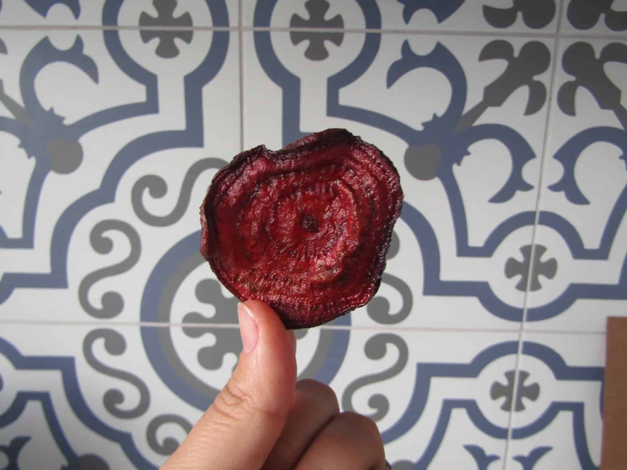 Homemade Beetroot Crisps