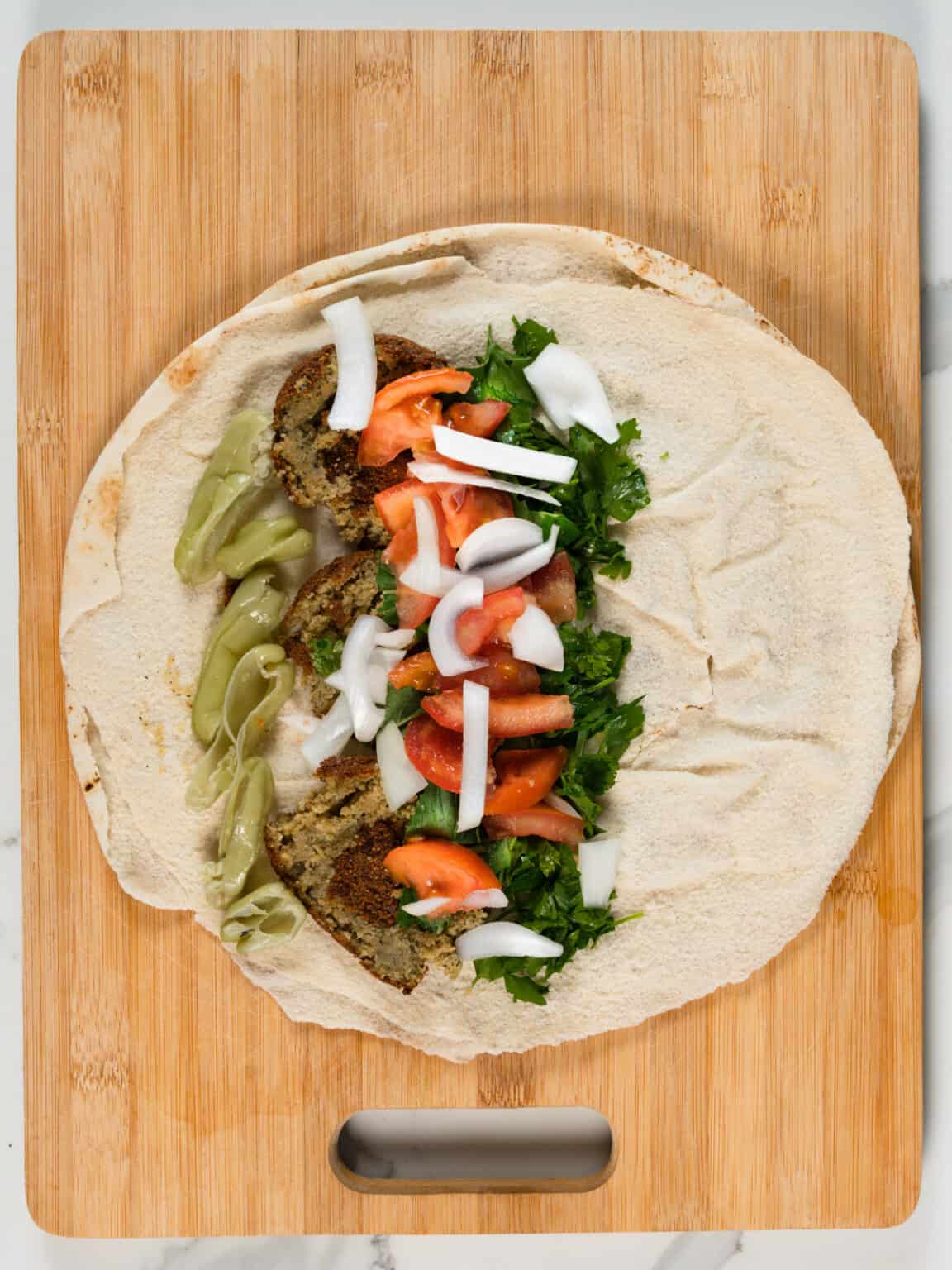 The Best Falafel Pita Sandwich (Lebanese)