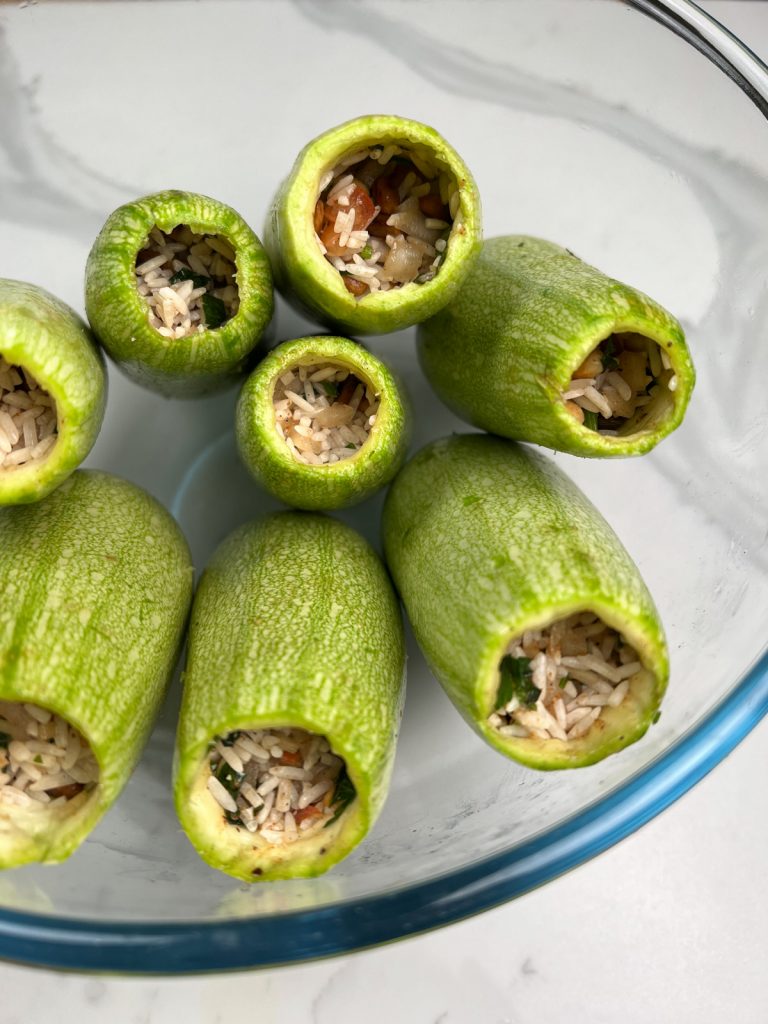 Kousa Mahshi (Lebanese Stuffed Zucchini)