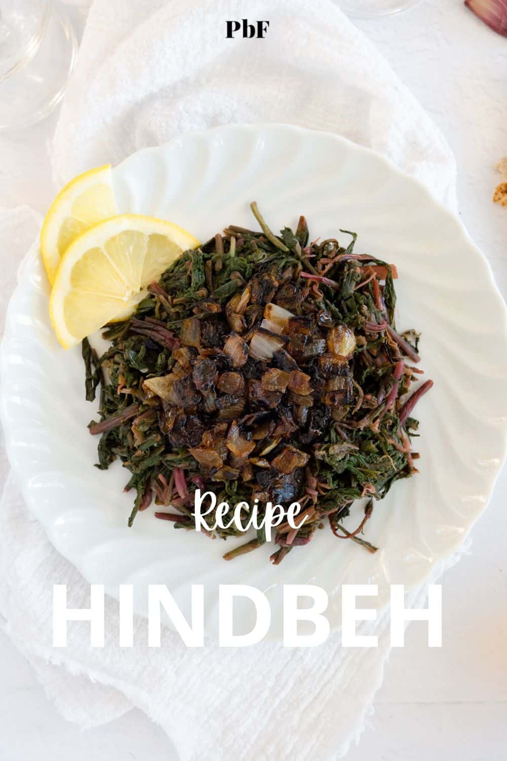 Lebanese Greens Called Hindbeh Bi Zeit