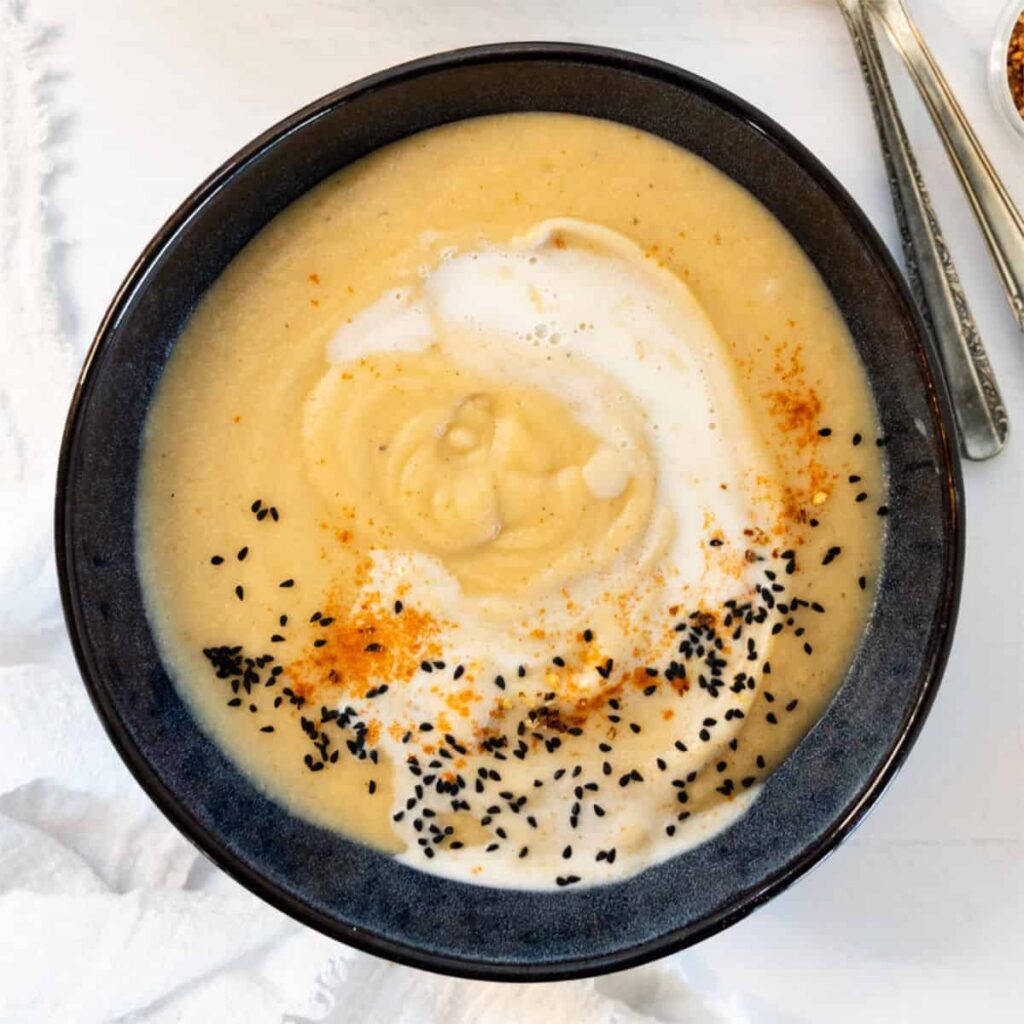 Easy Healthy Potato and Carrot Soup (Low Fat Vegan)