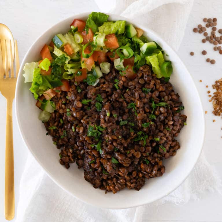 Mujadara Recipe (Authentic Lebanese Lentil and Rice)