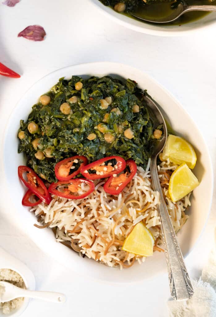 Lebanese Spinach Stew