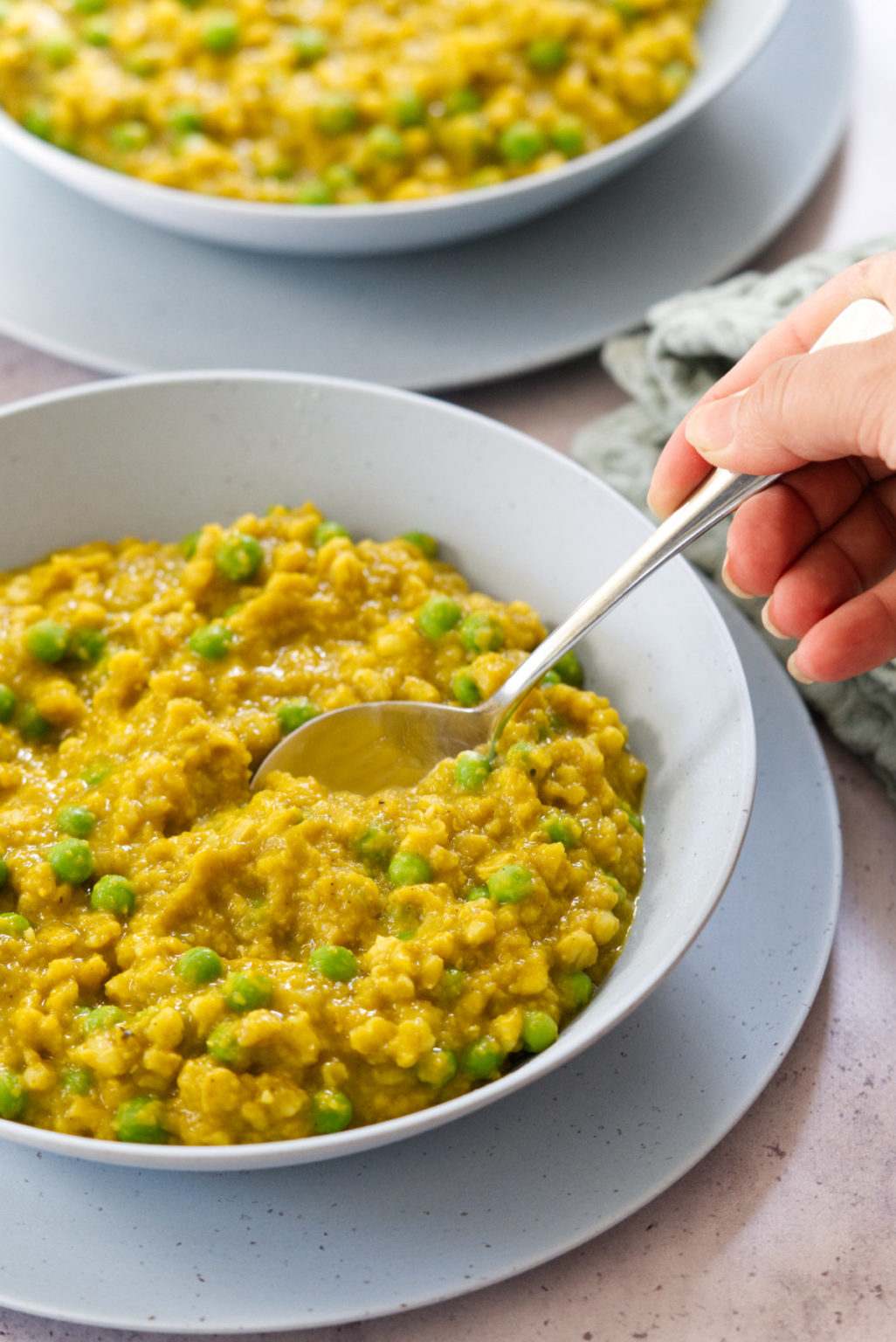 Delicious Curried Barley Porridge (Easy and Vegan)