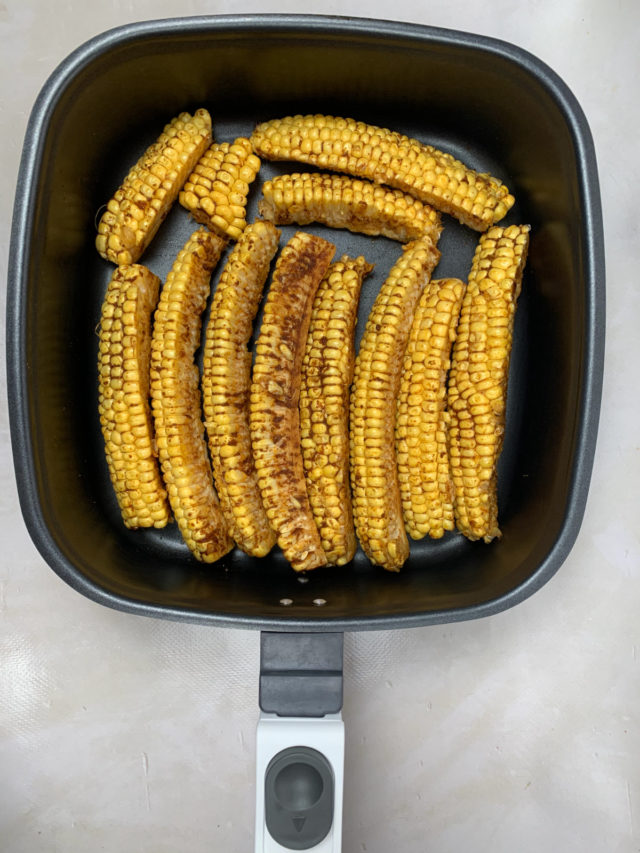 Easy Air Fryer Corn Ribs