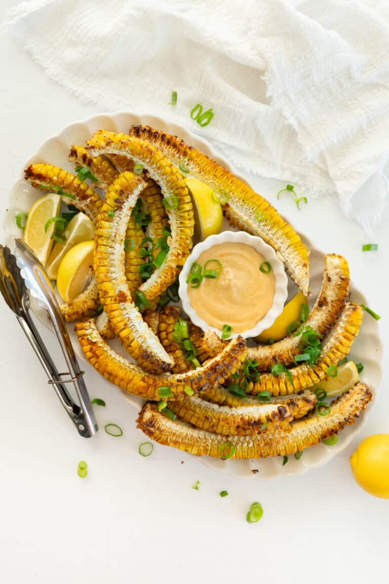 Easy Air Fryer Corn Ribs