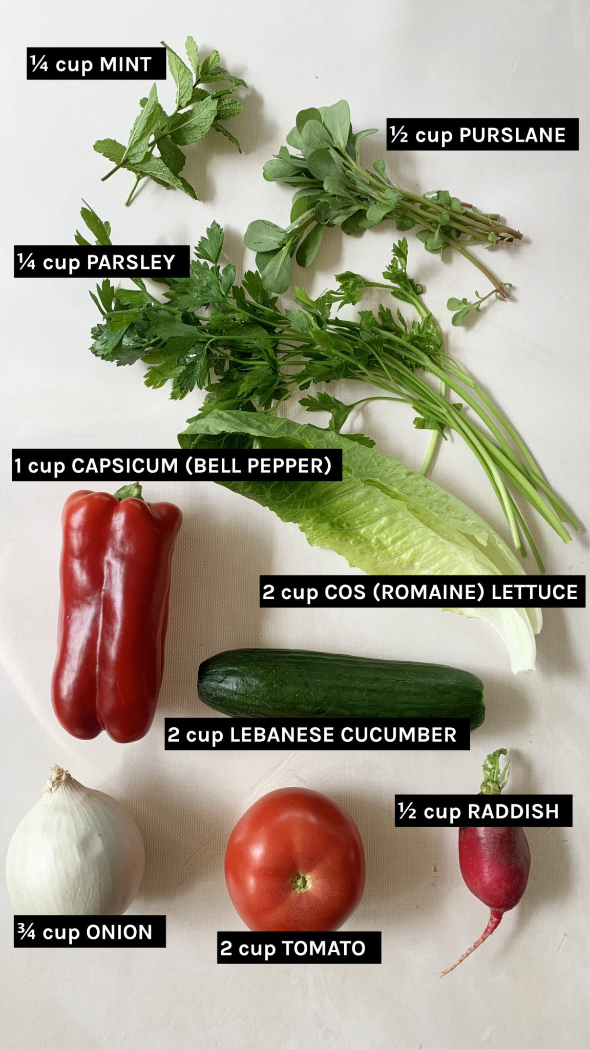 Authentic Fattoush Salad