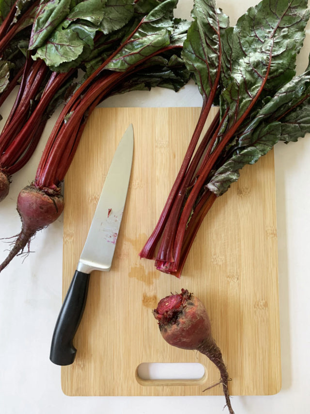 Sauteed Beetroot Leaves Without Oil