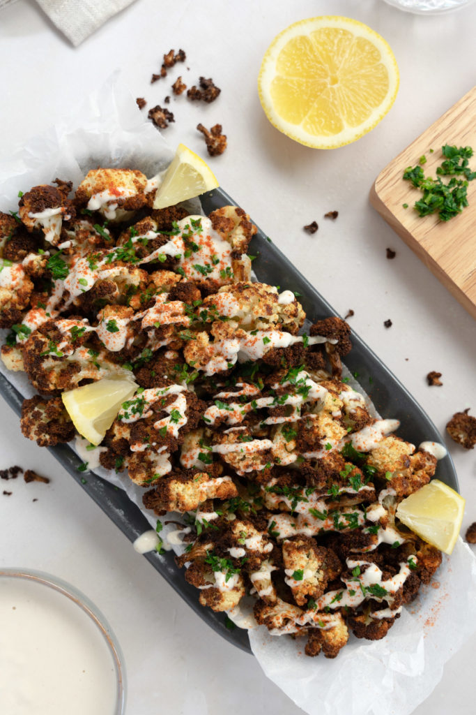 Air Fryer Lebanese Cauliflower With Tahini