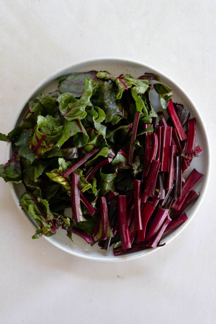 Sauteed Beetroot Leaves Without Oil