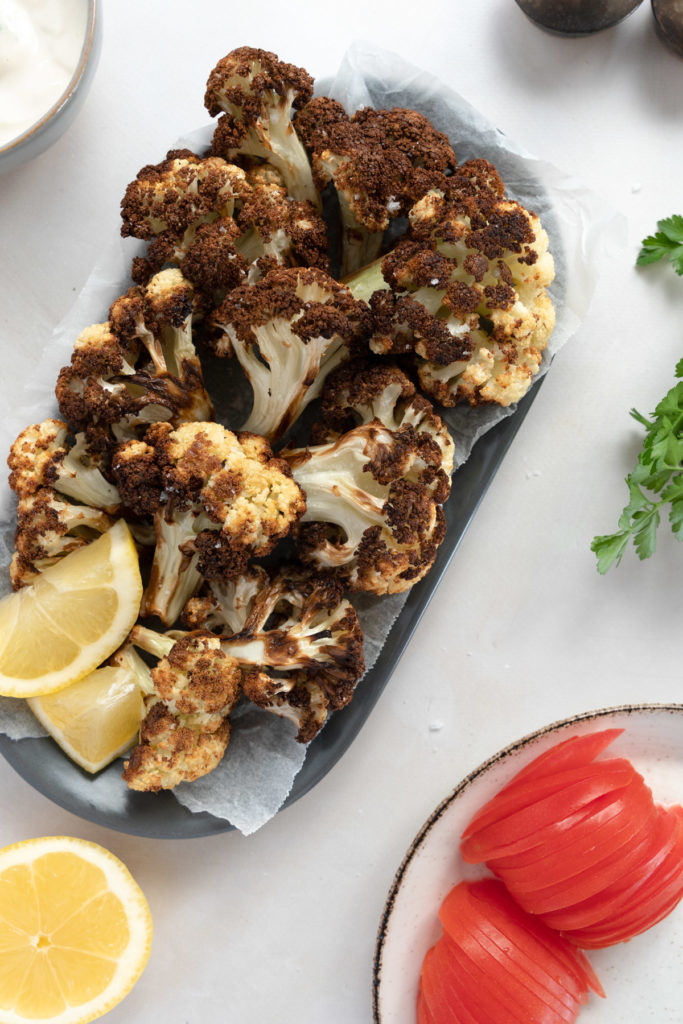 Air Fryer Lebanese Cauliflower With Tahini