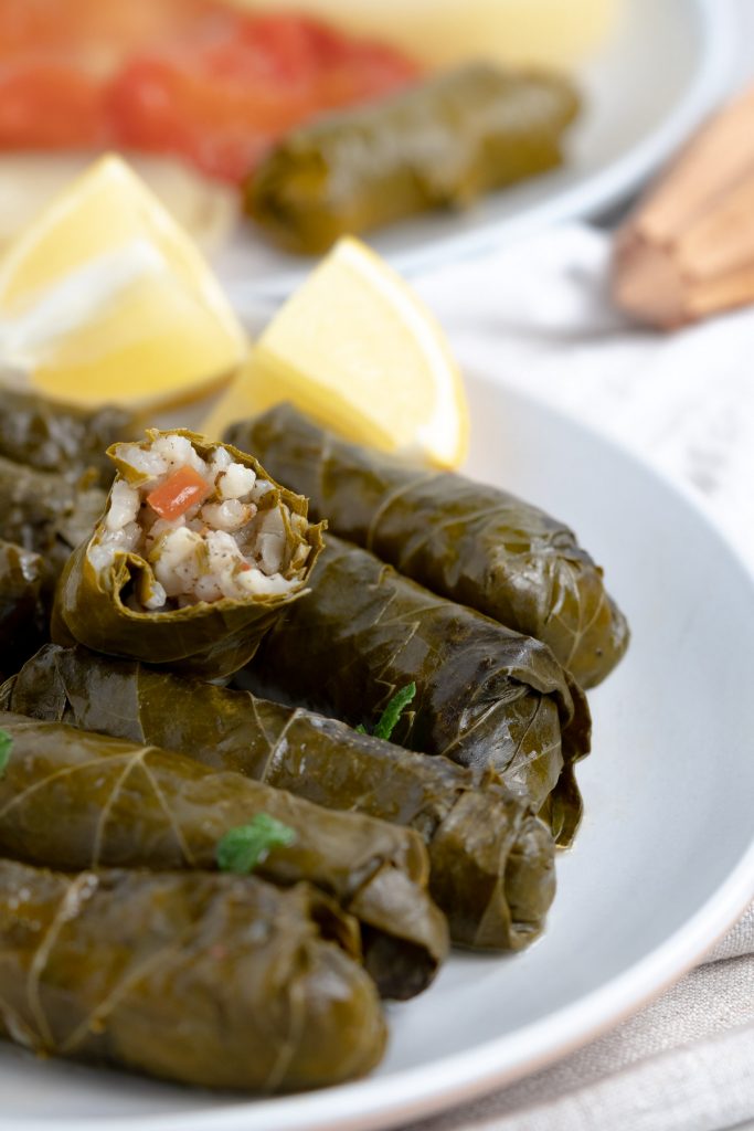 Warak Enab (Stuffed Lebanese Grape Leaves)