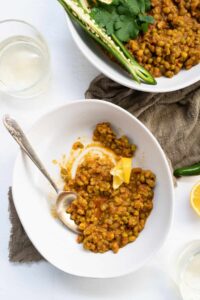 Easy Curried Mung Beans • Plant Based Folk