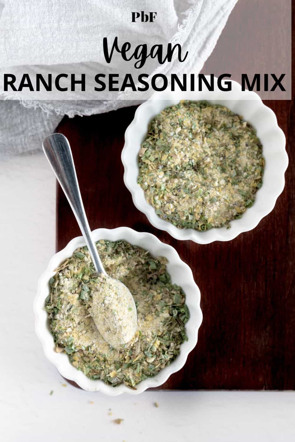 Easy Vegan Ranch Seasoning Mix
