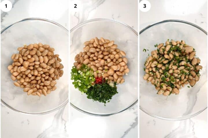 Lebanese Butter Bean Salad