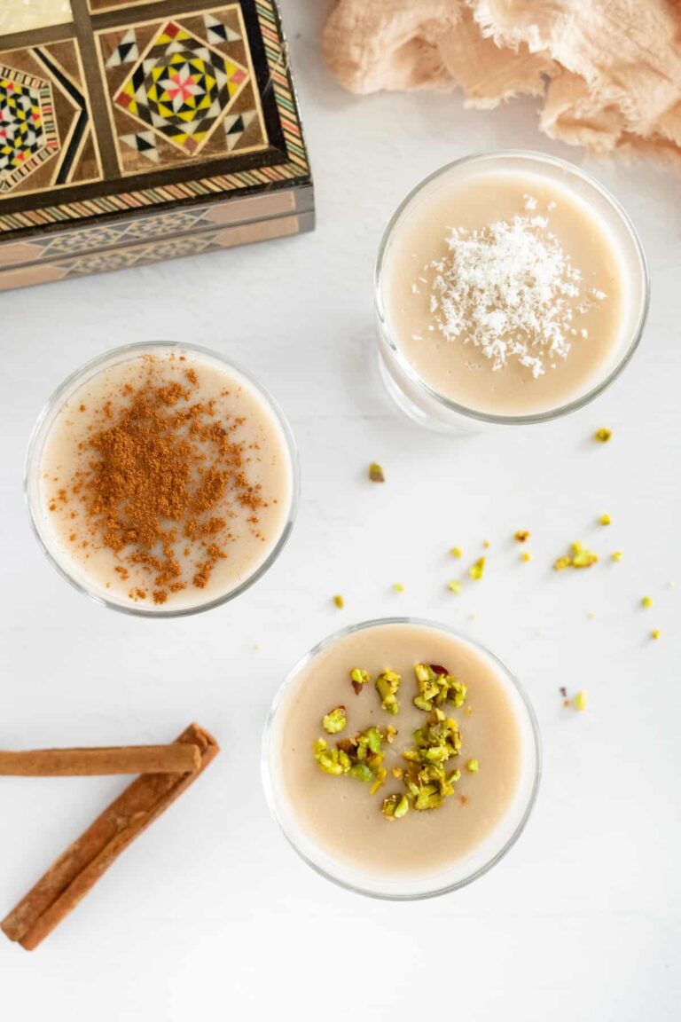 Sahlab Sweet Middle Eastern Milk Drink