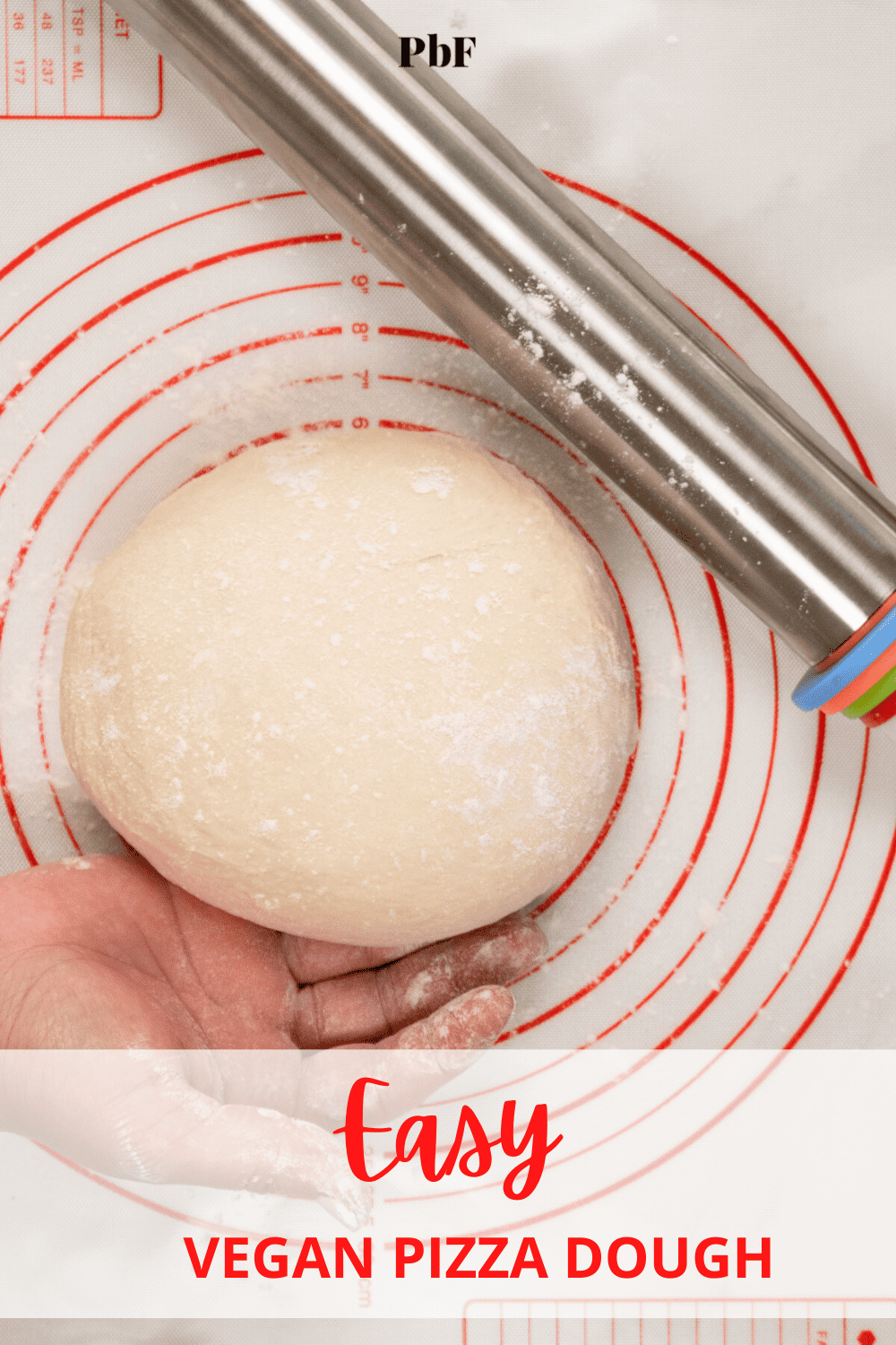 Easy Vegan Pizza Dough (5 Minute Kneading)
