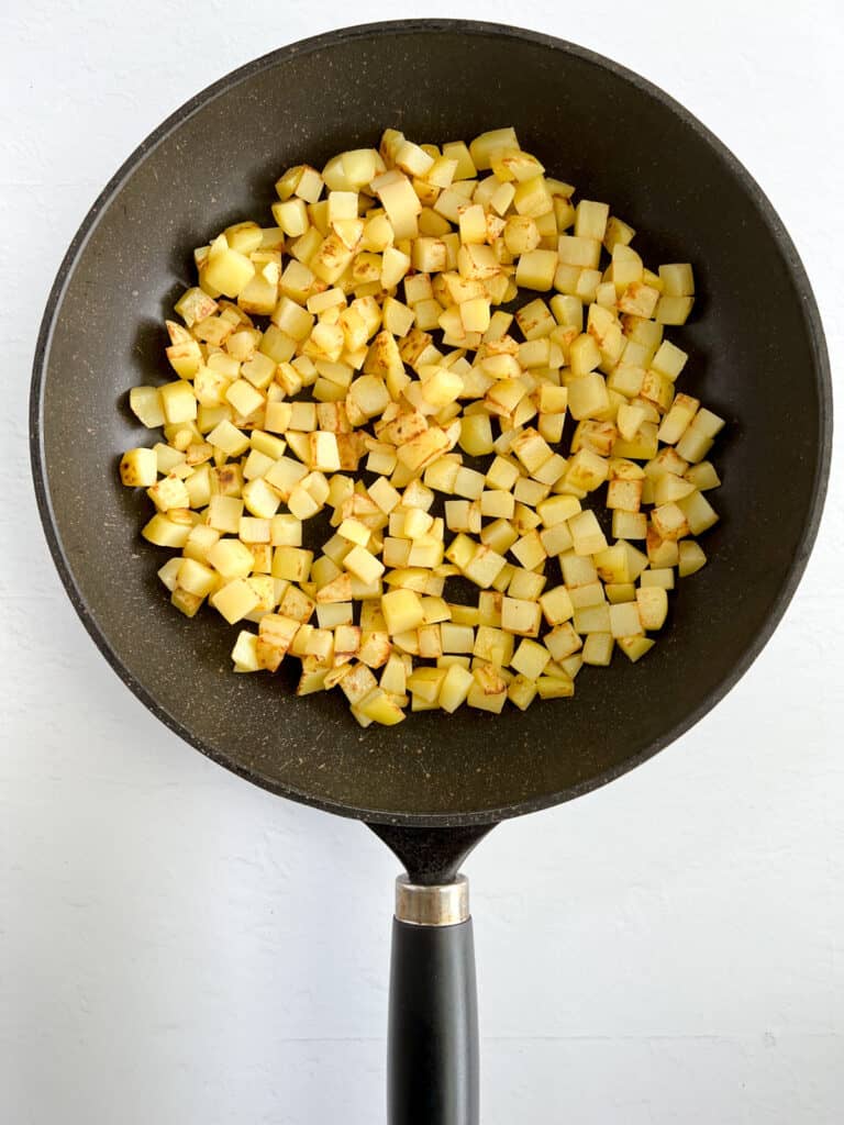 Easy Potato and Tofu Vegan Breakfast Scramble