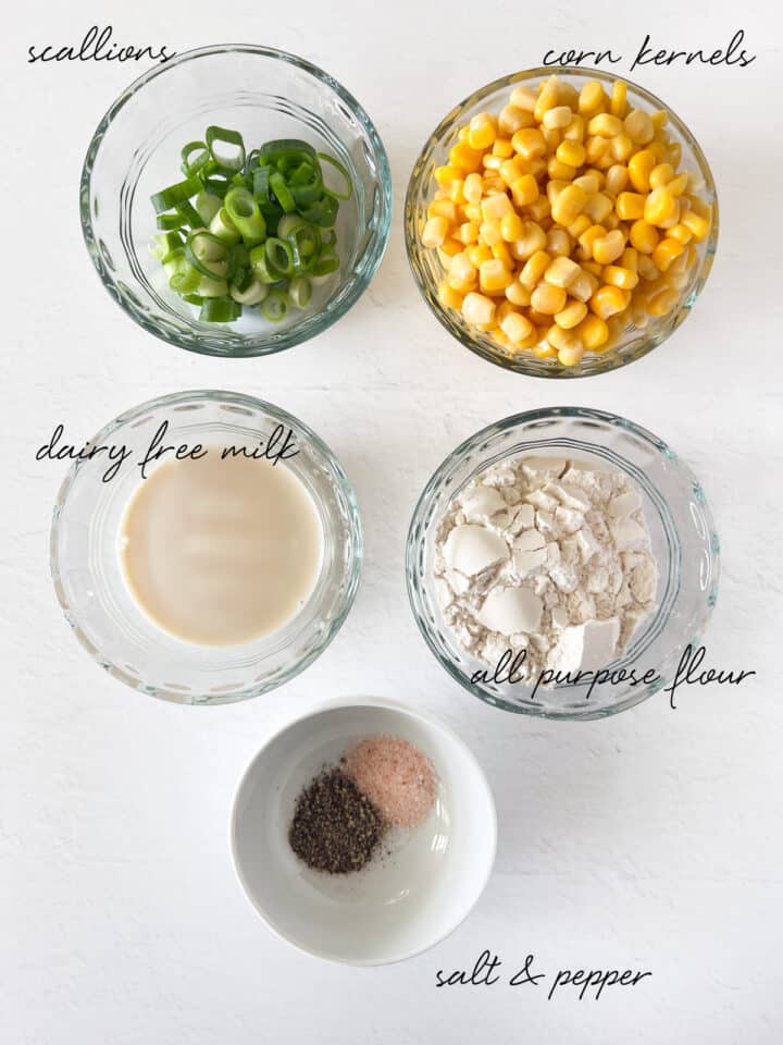 Easy 4-Ingredient Corn Fritters (Vegan)