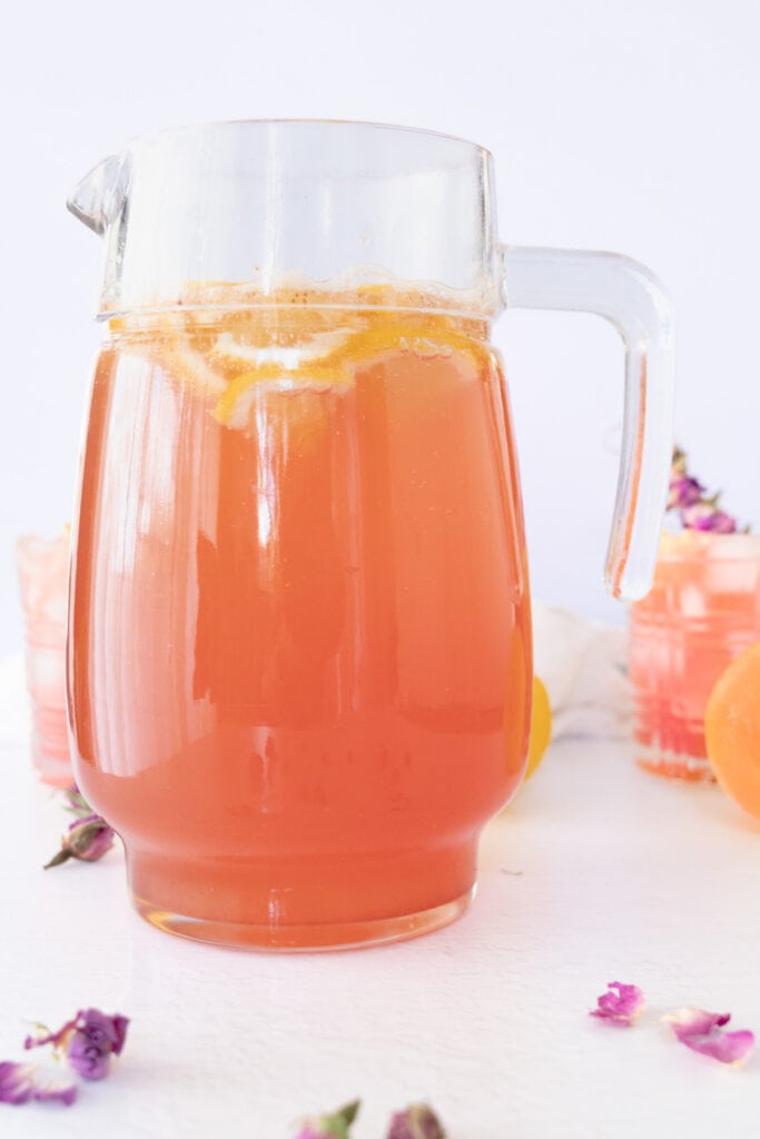 Sparkling Pink Rose Lemonade (Mocktail)