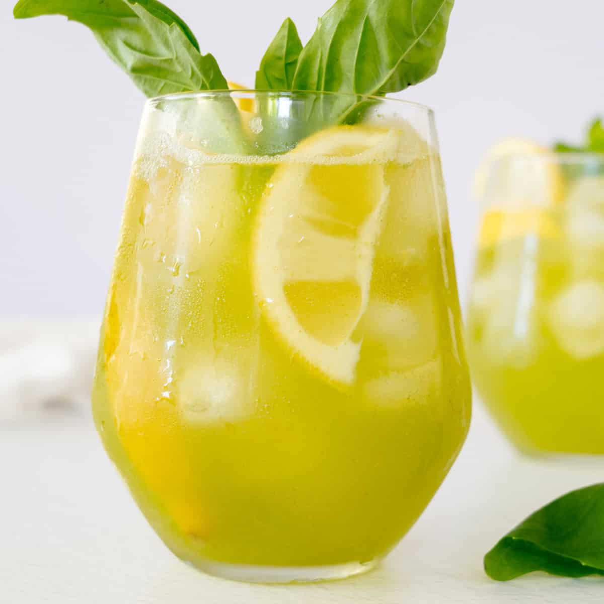 Basil Lemonade Mocktail