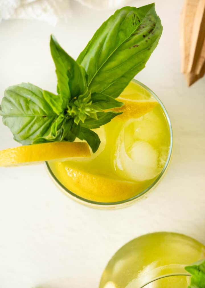 Basil Lemonade Mocktail