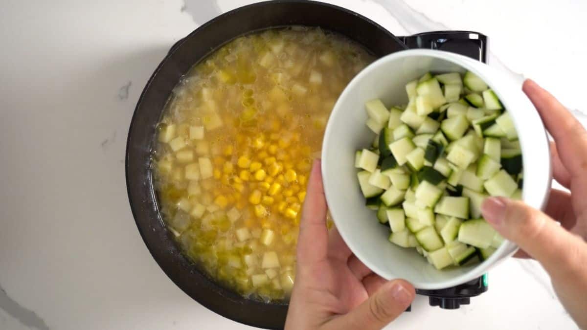 Zucchini Corn Chowder