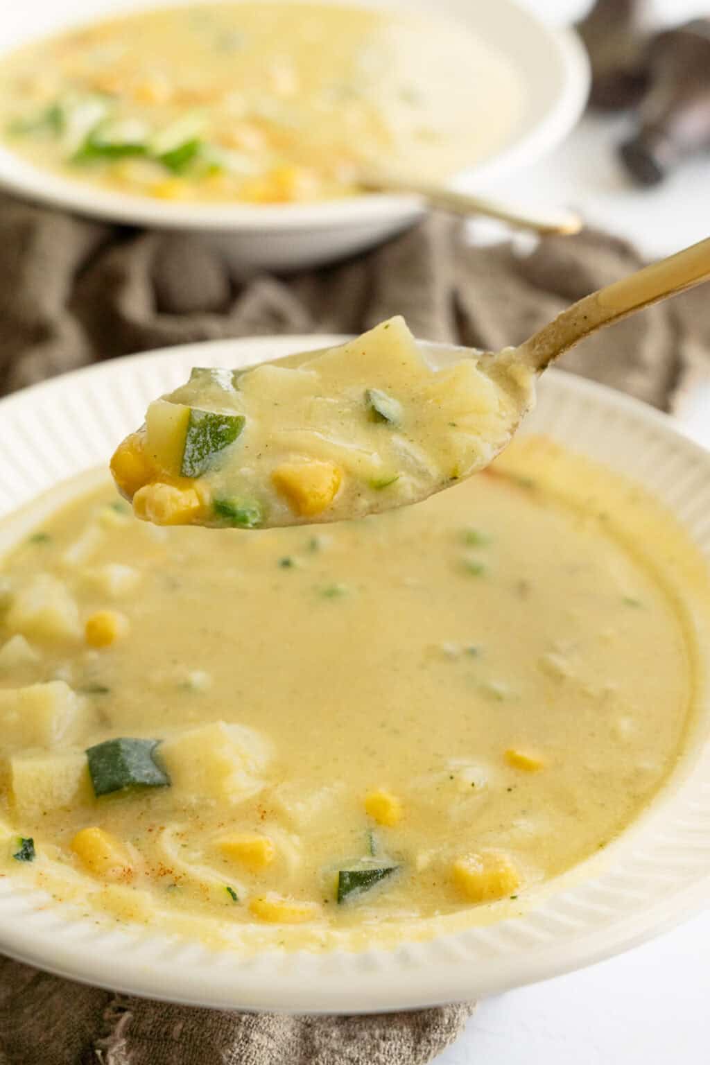 Zucchini Corn Chowder