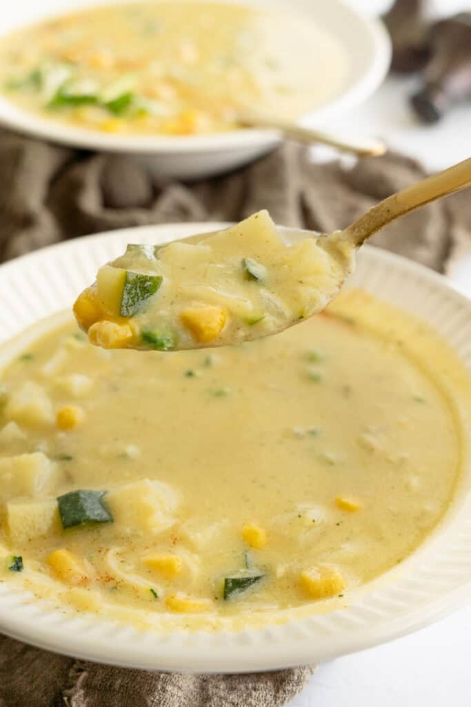 Zucchini Corn Chowder