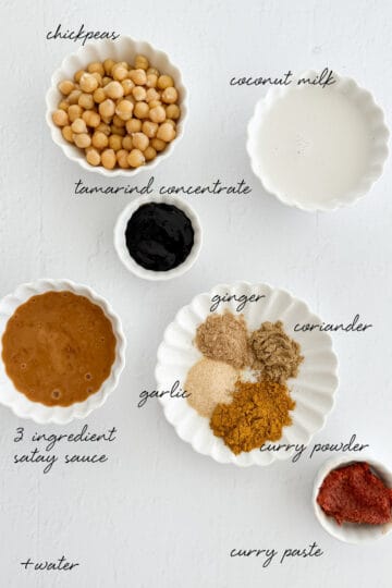 Satay Chickpeas
